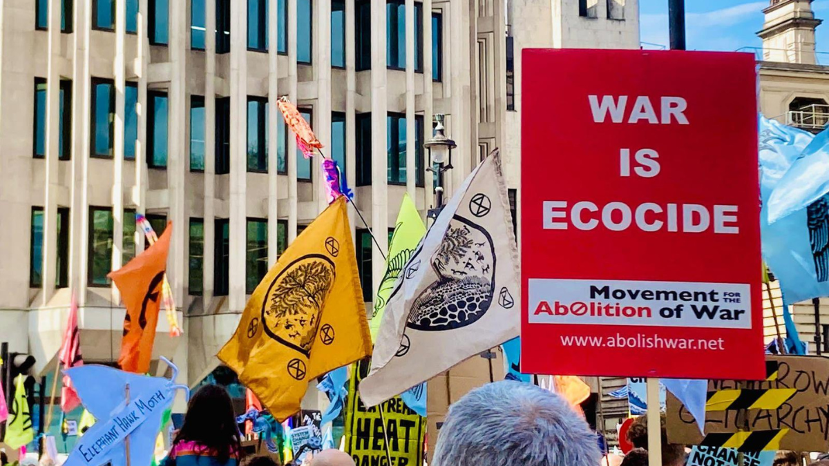 Let’s get out from under the carbon military boot print