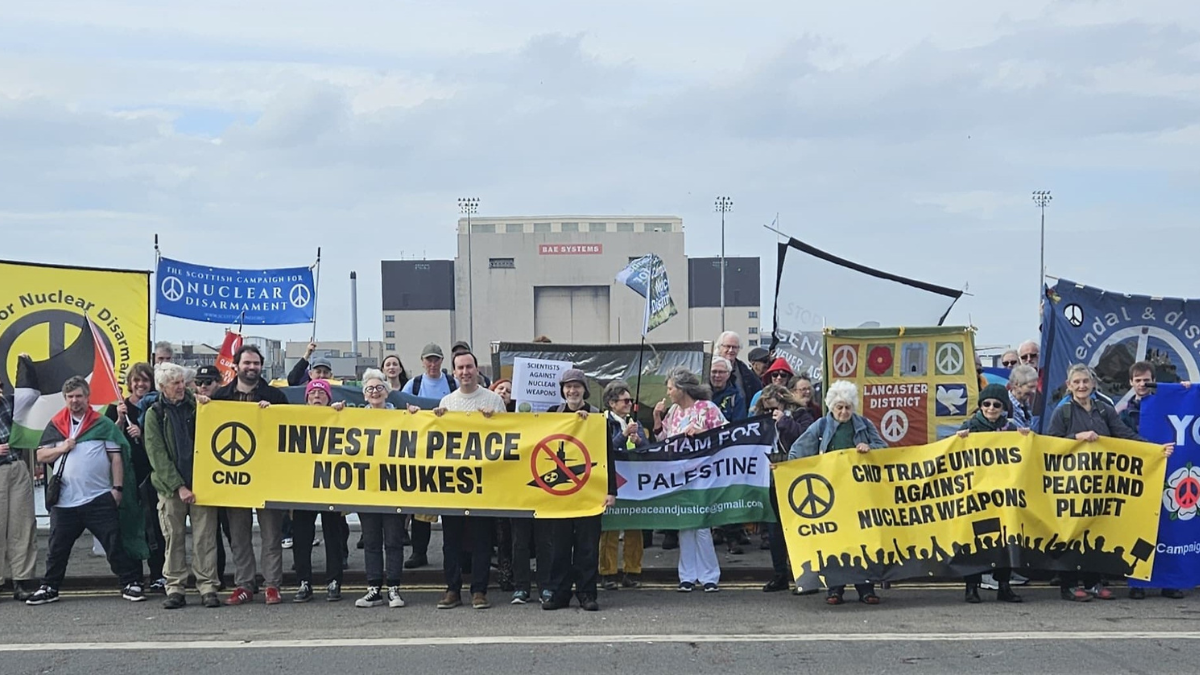 Say NO to British Nuclear Jets – CND Protest at RAF Marham